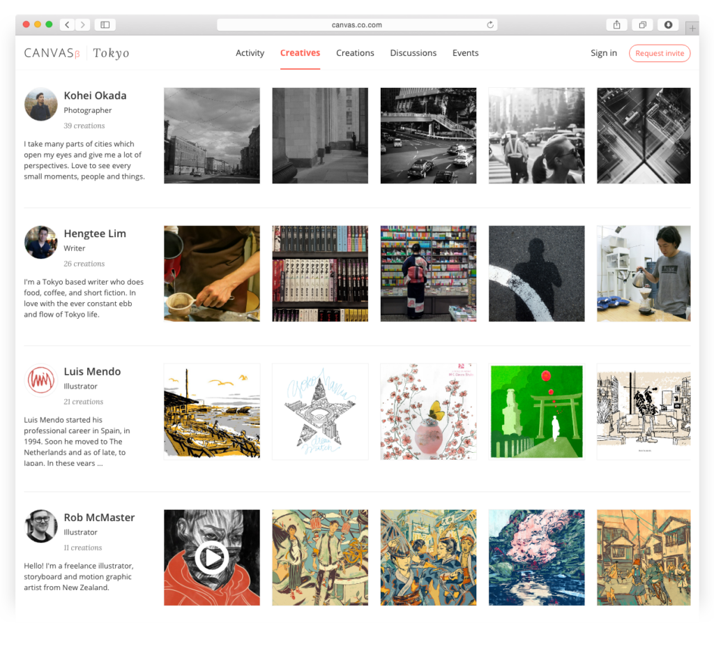 Canvas - Tacchi Studios - Web & mobile app design & development studio ...
