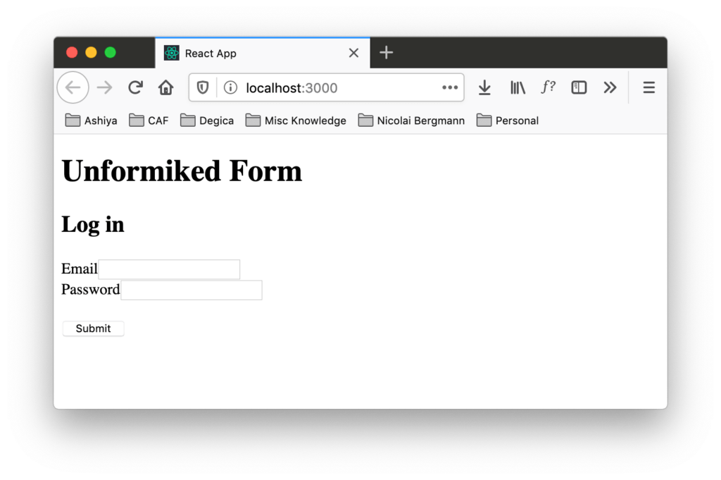 Building Better React Forms with Formik - Tacchi Studios